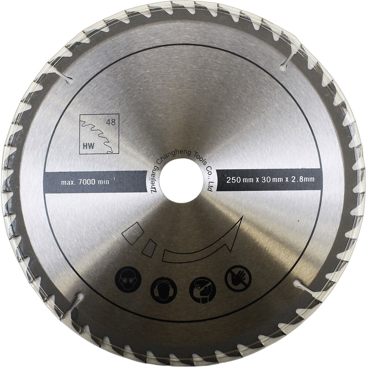 Pilový kotouč TCT ( 250 x 30 x 2,8 mm, 48 Z ) - pro HS 100 S – Garland ...